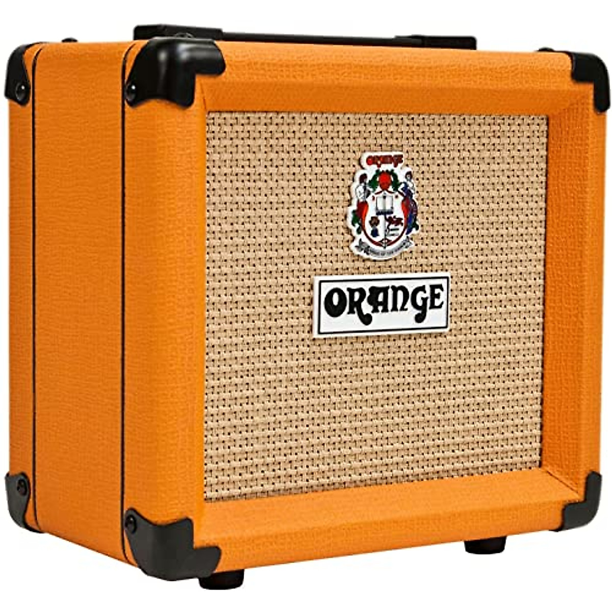 Orange PPC108 1x8” Closed-Back Speaker Cabinet Bundle with Orange MT20 Micro Terror Amp Head, Orange Woven Guitar Cable, Speaker Cable and Liquid Audio Polishing Cloth (5 Items)