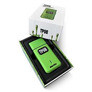 TPOB Mini Skull Single Shaver Compact Design That can fit in Your Pocket with a Turbo Charged Motor, Perfect for Both Professional and at-Home use (Slime)