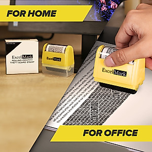 ExcelMark Rolling Identity Theft Stamp (Large)