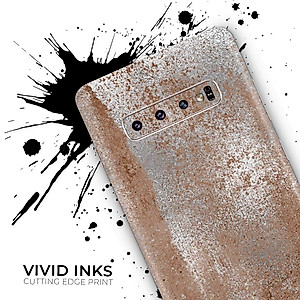 DesignSkinz Distressed Silver Texture v1 Protective Vinyl Decal Wrap Skin Cover Compatible with The Samsung Galaxy S20 (Screen Trim & Back Glass Skin)