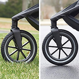 Evenflo Folio3 Stroll & Jog Travel System with LiteMax 35 Infant Car Seat, Skyline