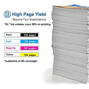 TacTink Compatible Brother LC203 Ink Cartridges, LC201 XL LC203XL Ink Cartridge for Brother MFC-J460DW J480DW J485DW J680DW J880DW J885DW MFC-J4320 J4420DW (6 Black, 2 Cyan, 2 Magenta, 2 Yellow)