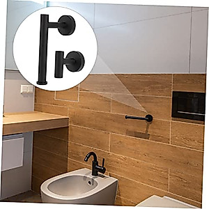 DOITOOL 4pcs Towel Rack Bath Towel Set Wall Mounted Towel Holder Bath Towel Hook Towel Organizer Hanger Paper Holders Towel Hanging Rack Wall-Mounted Towel Racks Toilet Roll Holder