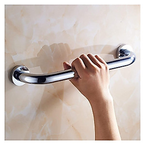 Grab Bars Bathroom Grab Bar Safety Shower Grab Bar Stainless Steel Chromed,Bathtub Shower,Bathroom, Kitchen, Stairs,Handrail Support - Handicap, Elderly, Injury,Senior Assist Bath Handle,SIL