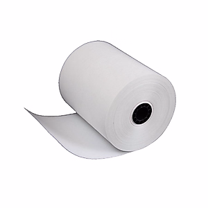 Thermal Paper Rolls 3 1/8 x 230 - American Made: [50/pack] BPA Free 48 GSM Solid Tube Core CC Receipt paper for POS terminals Cash Registers Clover Stations SCP700 TSP100 TSP300 TSP400 TSP500 TSP600