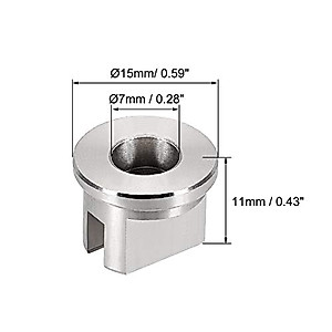 uxcell Flat Fan Spray Tip, 65 Degree Stainless Steel Nozzle (1.8mm Orifice Diameter)