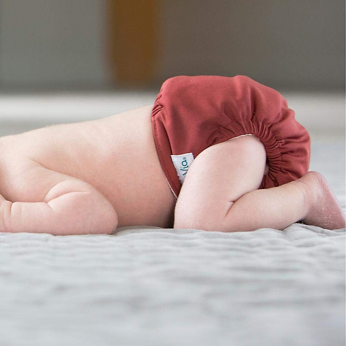 GroVia Newborn All in One Snap Reusable Cloth Diaper (AIO) (Petal)