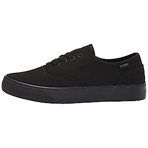 Lugz | Lear Casual Sneakers for Women | Lace Up Womens Canvas Shoes | Everyday Women Footwear, Black, 9 M US