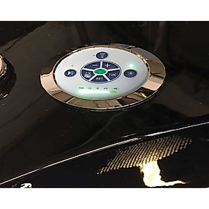 Whirlpool massage hydrotherapy Black corner bathtub hot tub 2 two person 59.05" DOLPHIN