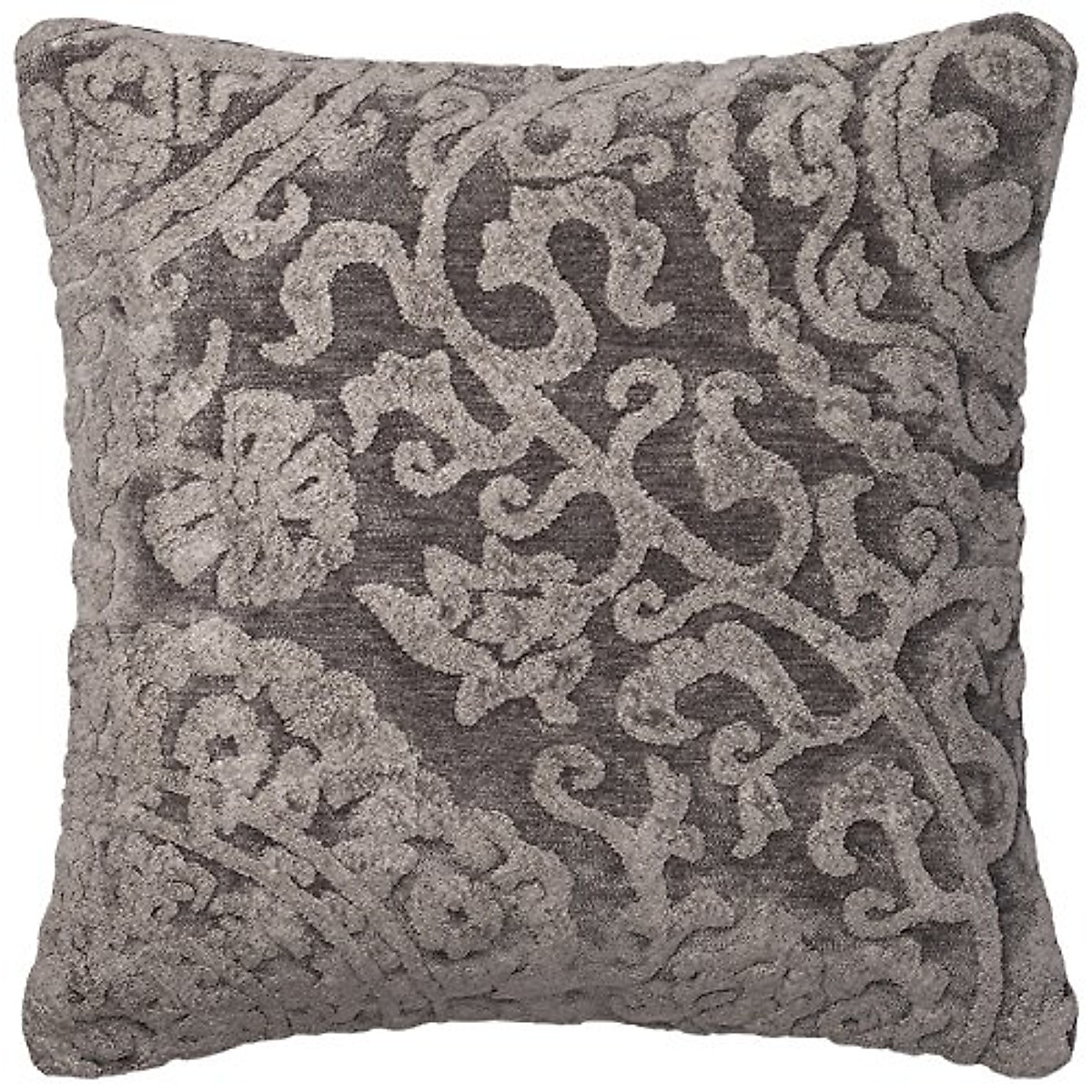 Loloi Loloi-DSETGPI02AS00PIL3-Ash Decorative 100% Viscose Accent Pillow with Down Fill-22" X 22", Ash