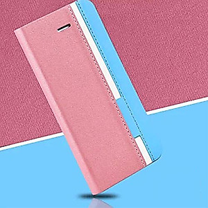 YZKJSZ Wallet Case for Oppo Reno 6 Pro+ 5G, Flip PU Elegant Retro Leather Case with Credit Card Slots and Stand Protective Cover for Oppo Reno 6 Pro+ 5G (6.55") - Pink