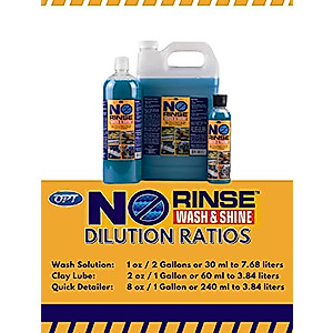 Optimum No Rinse Wash and Shine - ONR Car Wash, 1 Gallon, New Formula Version 5, Safe on Paint, Coatings, Wraps, and Interior, Rinseless Wash provides an Eco Friendly Car Wash Option