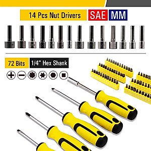 AZUNO 303PCS Mechanic Tool Set, DIY Hand Tool Kit Set, Auto Repair Tool Box, Multi-Function Organizer with Black Storage Case