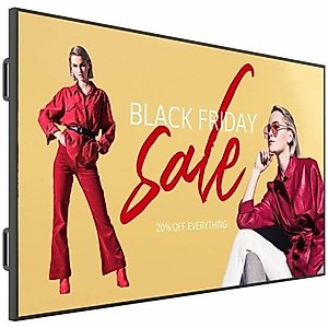 LG Electronics - 110UM5K-B UM5K Series - 110'' UHD Large Screen Signage - 110 LCD - Advanced Super Dimension Switch (ADS) - 16 Hours/ 7 Days Operation - 3840 x 2160 - Direct LED - 500 Nit -
