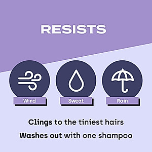 Toppik Hair Filler Keratin Hair Fiber Powder 12g - Hair Thickener for Women, Camoflauge Roots, Fills Hairline Gaps For Fuller Hair - Black