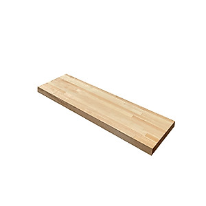 Forever Joint Hard Maple Butcher Block Shelf - 1.5" x 8" x 48"