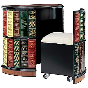 Design Toscano Nettlestone Library Console Desk, Full Color