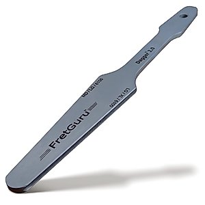 FretGuru Guitar Fret Crowning File - Dual Sided Dagger 2.0 - MD and LG/XL - Ideal for Frets between .080" to .110" wide - Professional Luthier Tool for Electric, Acoustic and Bass Guitars