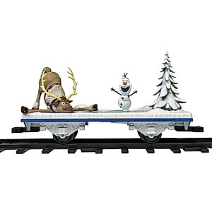 Lionel Disney's Frozen Ready-to-Play Set, Battery-Powered Model Train Set with Remote