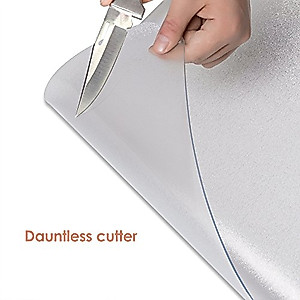 Office Desk Chair Mat for Hard Wood Floor PVC Clear Protection Floor Mat,Premium Quality Chair Mat Thick and Sturdy (Clear, 36" x 48")