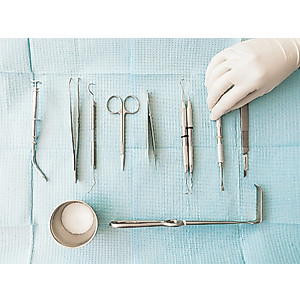 Utopia Care Professional Dental Tartar Scraper Tool - Dental Pick, Double Ended Tartar Remover for Teeth, Plaque Remover, Tooth Scraper (6.5 Inch, Silver, 1)