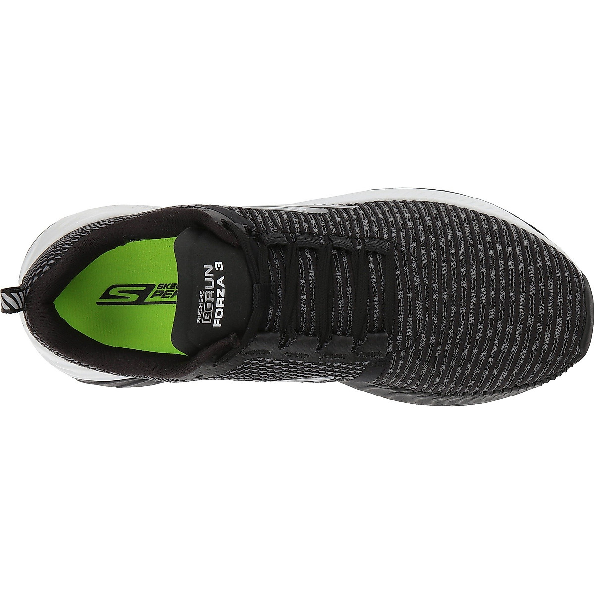 SKECHERS Womens Go Run Forza 3 Black/White 11 B - Medium