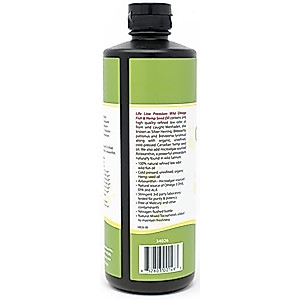 Life Line Pet Nutrition Omega Fish & Hemp Seed Oil - Omega 3 Supplement for Improved Skin, Coat and Joint Health, 26 Fl Oz