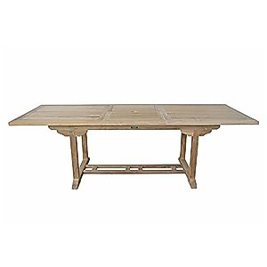 Anderson Teak Bahama Rectangular Extension Table, 8-Feet