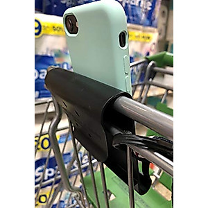 Cart Phone Caddy - Smartphone Holder for Shopping Cart - Safely Secures Cell Phone While you Shop
