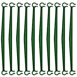 100 Pieces Stake Arms for Tomato Cage Expandable Trellis Connectors Plant Support Garden Stakes 12.6” Garden Plants Stake Arms Fit for 16mm Stakes