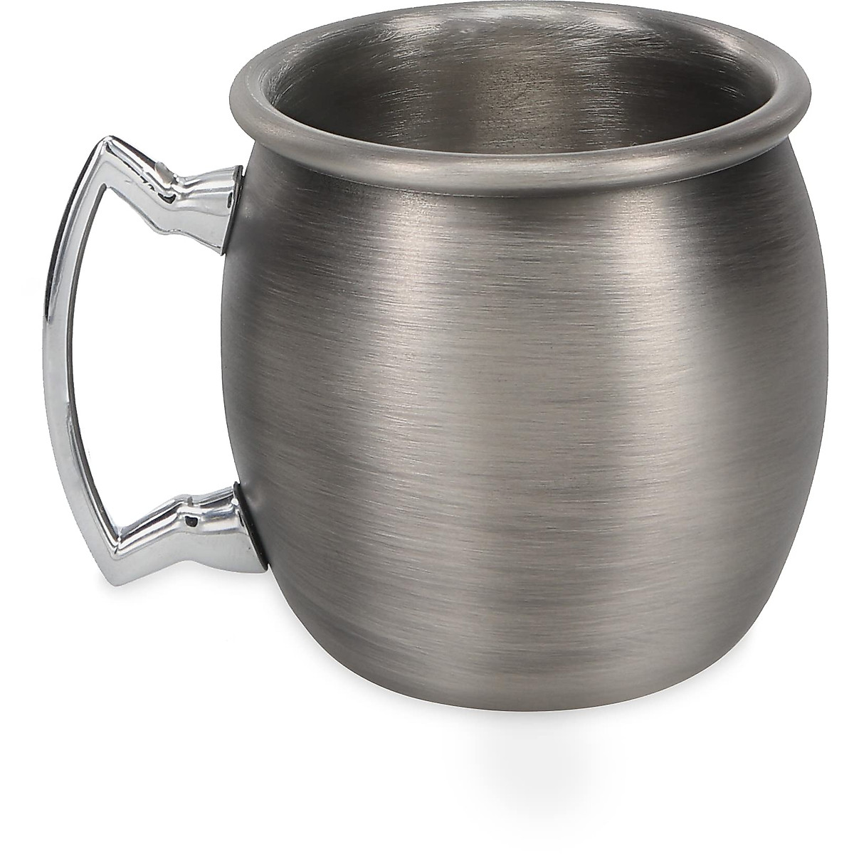 Pavilion Gift Company 2 Oz Silver Stainless Steel Moscow Mule Shot Glass Liquid Courage