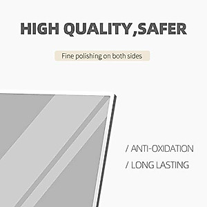 LAIYA 65”x 21” Full Length Wall Mirror with 3 Colors LED Light, Stand Up Body Mirror and Wall Full Body Mirror, Tall Full Size Mirror for Bedroom Cloakroom Gyms, Giant Floor Dressing Mirror