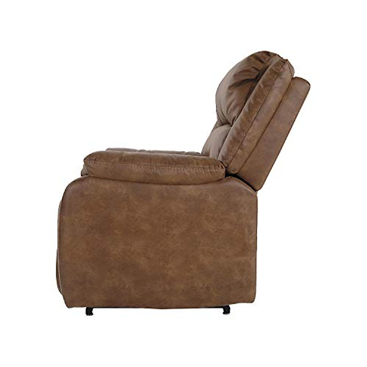 Signature Design by Ashley Yandel Faux Leather Electric Power Lift Recliner for Elderly, Brown