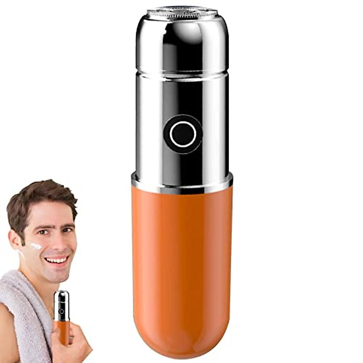 Electric Shaver, Washable Electric Shaver, USB Rechargeable Shaver with Steel Blade, Dry Electric Shaver with Pop Up Trimmer, Electric for Men Boys Adults