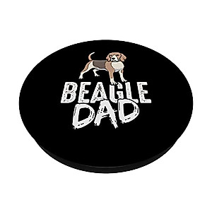 Beagle dad dog dad daddy master fun dogs PopSockets Standard PopGrip