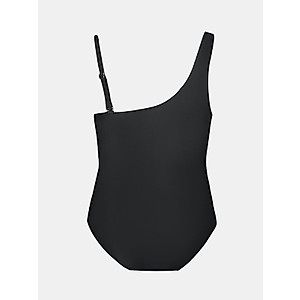 CUPSHE Women's Plus Size Swimsuit One Piece Bathing Suit Mesh Removable Straps Swimwear 1X Black
