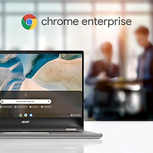 Acer Chromebook Enterprise Spin 514 Convertible Laptop | AMD Ryzen 5 3500C | 14" Full HD IPS Touch Display | 8GB DDR4 | 128GB SSD | microSD | Wi-Fi 5 | Backlit Keyboard | Chrome OS | CP514-1WH-R1H8