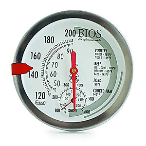 BIOS Professional DT165 Thermometer, standard, Silver