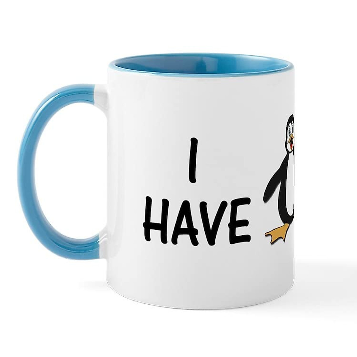 CafePress Happy Feet Penguin Mug Ceramic Coffee Mug, Tea Cup 11 oz