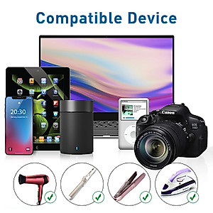 Voltage Converter 220V to 110V, 2000W Travel Adapter Global Power Adapter with 2 USB Ports and EU/UK/AU/US Plug Adapter