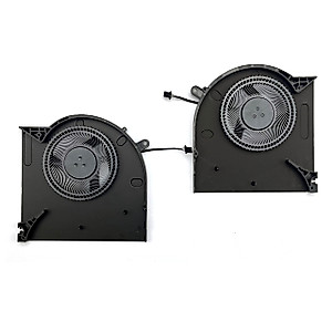 Bestparts New CPU+GPU Cooling Fan 12V Replacement for Dell Alienware M17 R3 M17 R4 P45E 0H5TYJ 0CNV63 FM7J FM7H DC28000ROSL DC28000RNSL Dual Fan H5TYJ CNV63