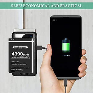 JDIRLDL Battery for LG V20, (2023 New Upgrade 0 Cycle LG V20 Battery Replacement for Lg V20,S996, H910, H918, VS995, LS997, VS995, H990T, H990N Dual, H990DS Dual, F200L | V20 Spare Battery