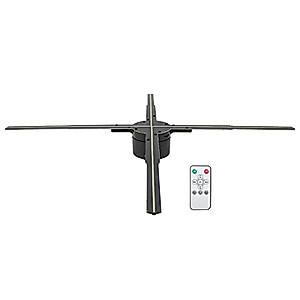 3D Holographic Advertising Machine Holographic Projector Fan 100-240V High Resolution For Shop For Windows For Hospital For Bar For IOS (US Plug)