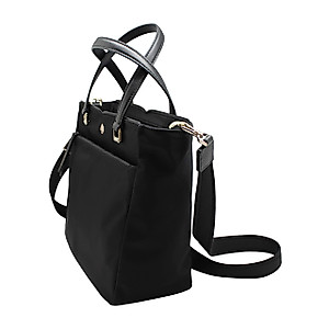 Kate Spade New York Jae Top Zip Medium Nylon Satchel Black