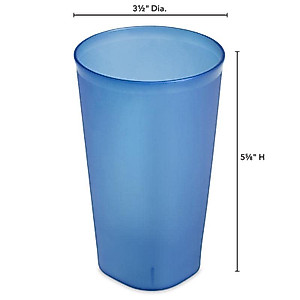 Sterilite 09244h08 20 Oz Tuquoise Blue Tint Tumblers 4 Count