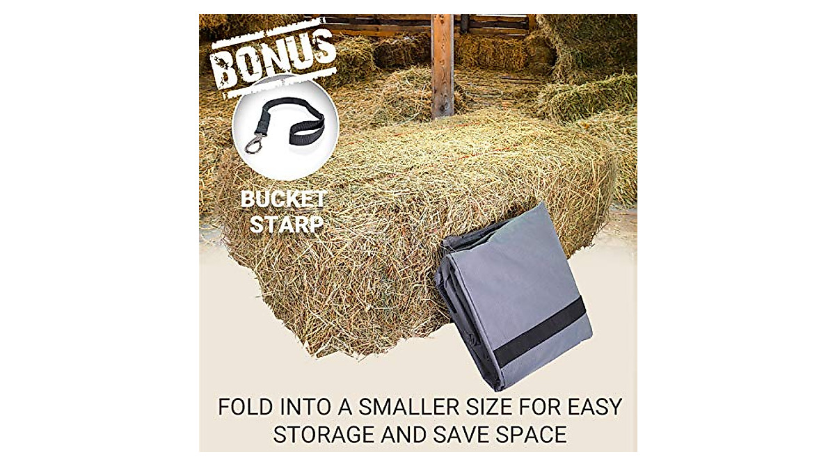 CIRAVI Hay Bale Storage Bag - Heavy Duty & Waterproof Storage Solution