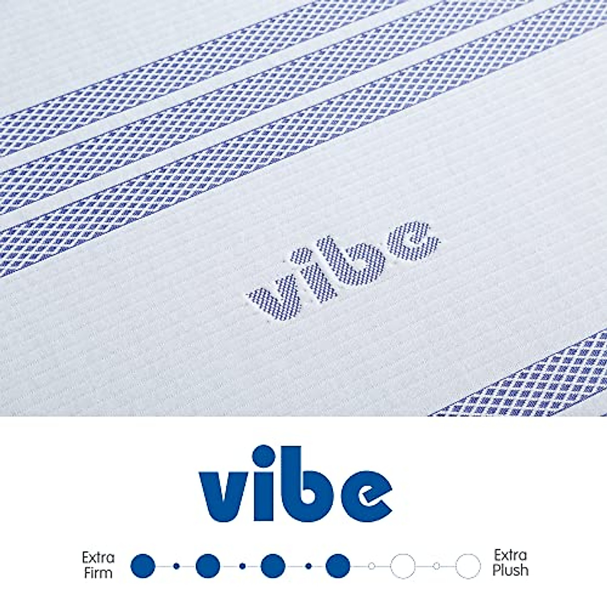 Vibe Gel Memory Foam 12-Inch Mattress with Bonus Mattress Protector| CertiPUR-US Certified | Bed-in-a-Box, Twin XL, White
