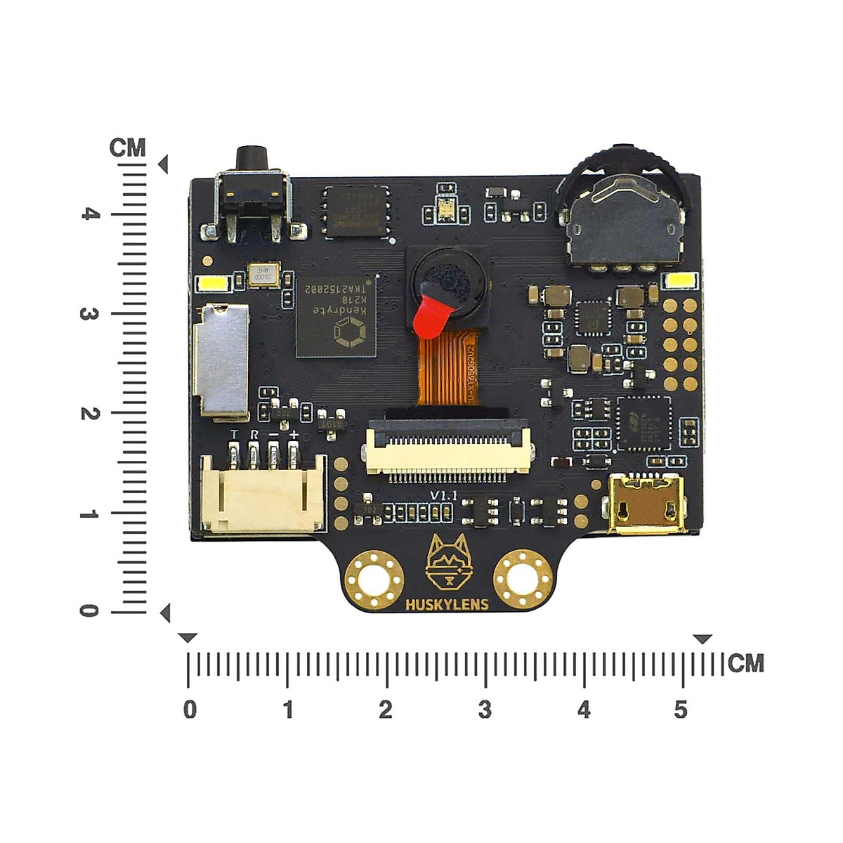 DFROBOT HUSKYLENS Smart Vision Sensor for Raspberry Pi, LattePanda or Micro:bit | AI Camera Support Object/Line Tracking, Face/Object/Color/Tag Recognition