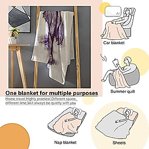 HAFSUM Cute Anime Blanket Cozy Warm Fleece Throw Blanket Lightweight Blankets and Throws for Men and Women 60"x50"