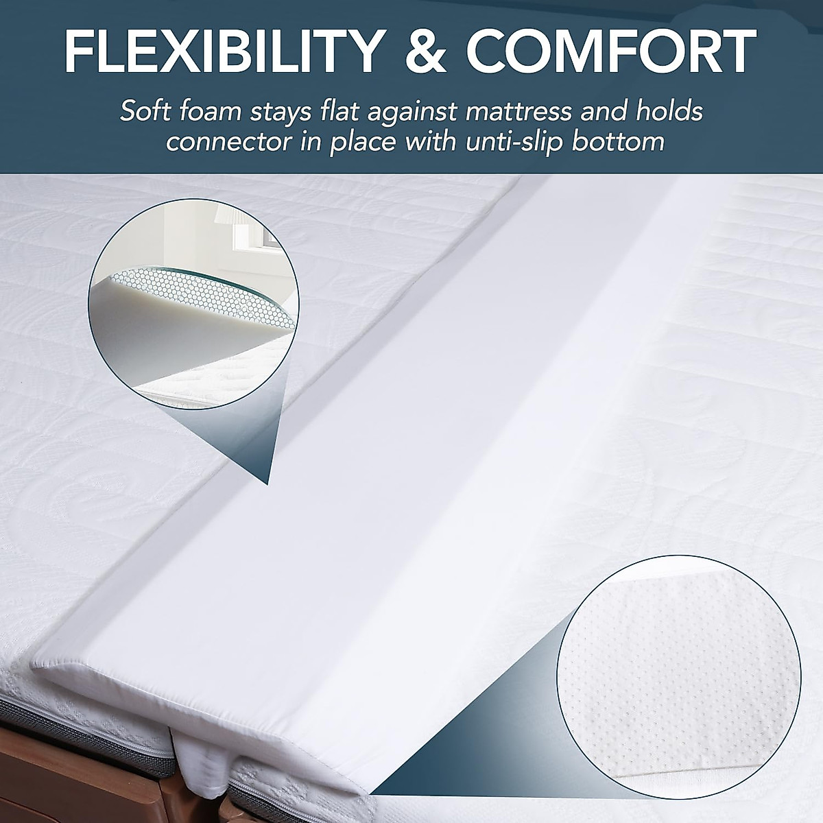 Bed Bridge Twin to King&King Cooling Mattress Pad